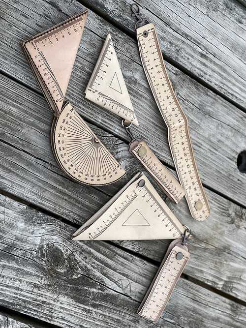 Geometric Measurement Tools to Hold Your Change and Keys | Glowforge