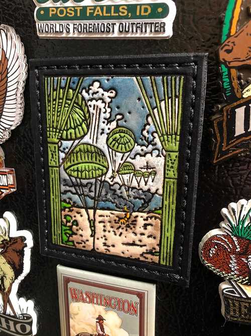 Leather fridge magnet | Glowforge