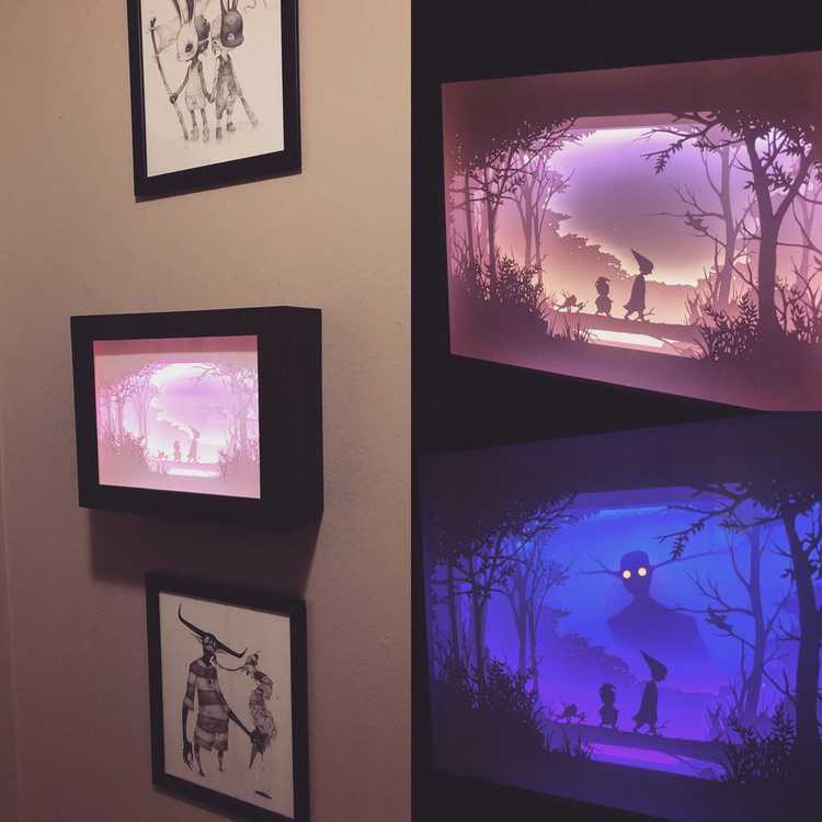 Shadowbox Art | Glowforge