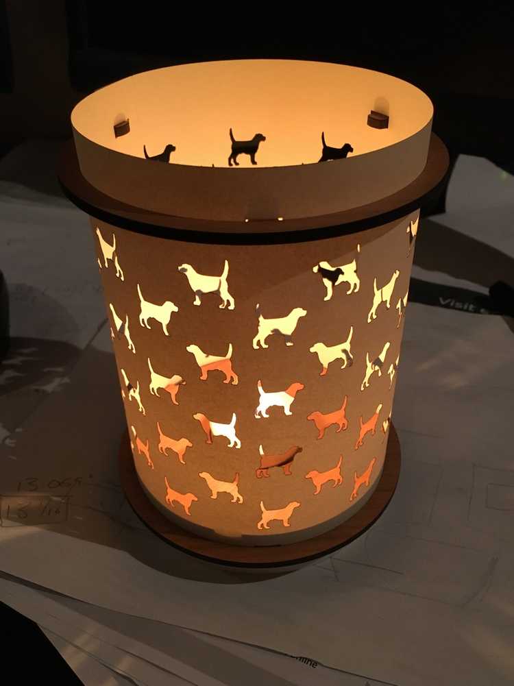 Dog Luminary | Glowforge