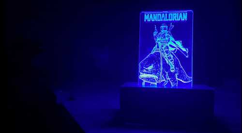 LED acrylic plaque | Glowforge