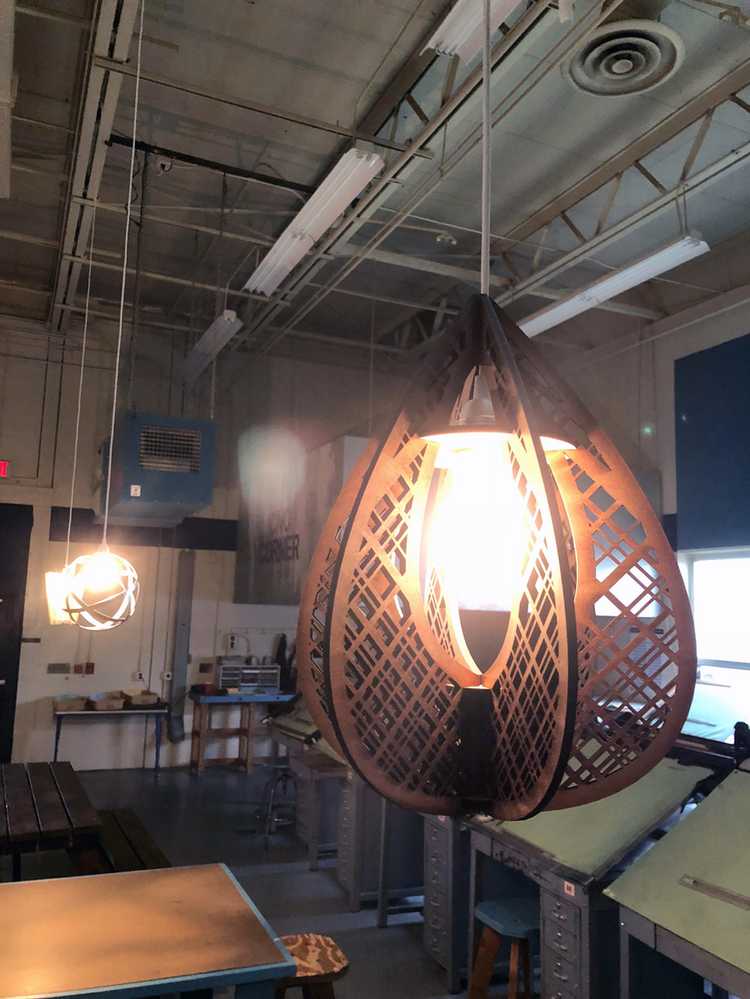 MDF Pendant Lamp | Glowforge