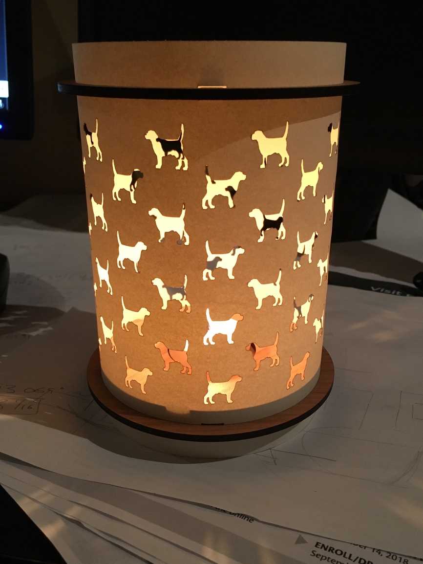 Dog Luminary | Glowforge
