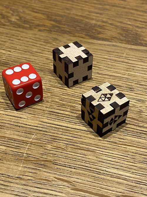Dice - made by kid | Glowforge