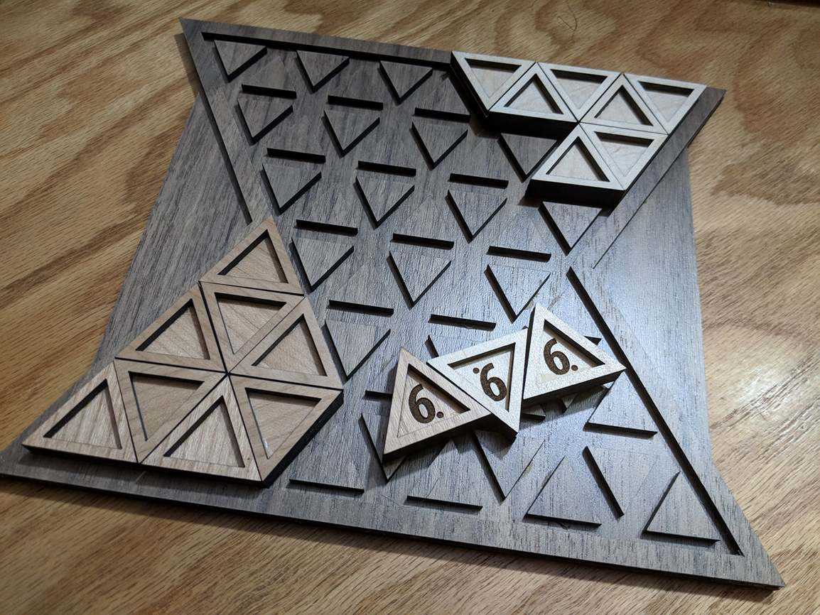 Game Board: Devil's Triangle | Glowforge
