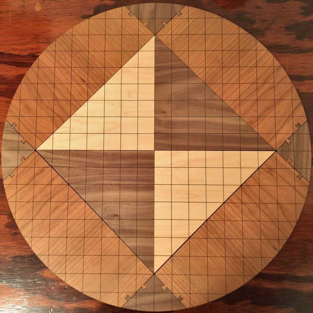 Board Game - Pai Sho Board and Tiles | Glowforge
