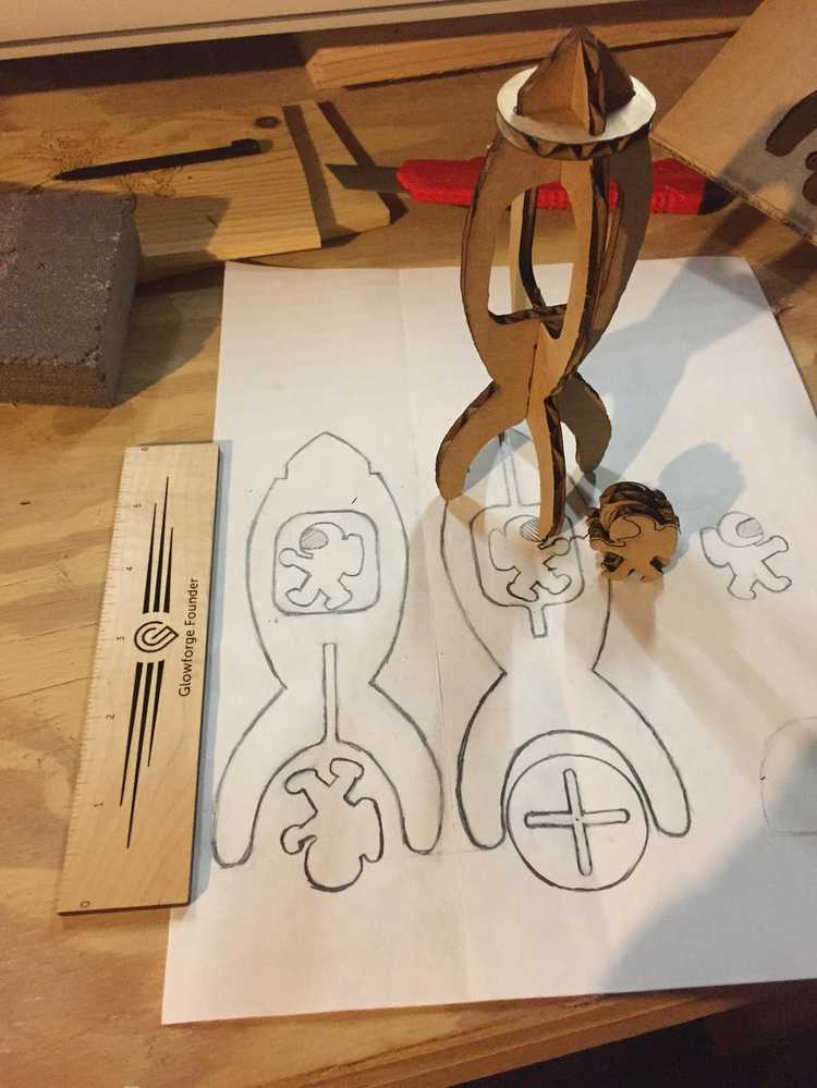 Exercising the trace feature - 3D model from a 2D drawing | Glowforge