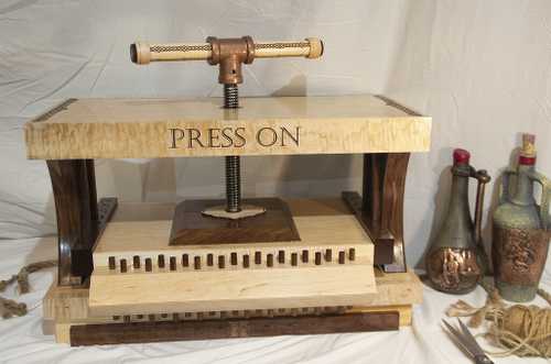 I made a Book Press | Glowforge